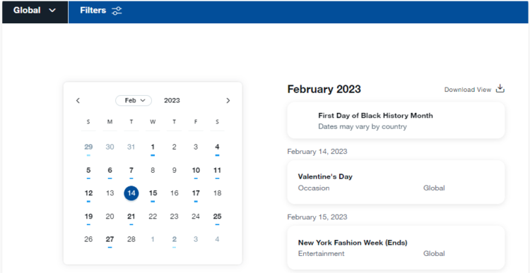 Marketing Calendar 2023 Released By Twitter